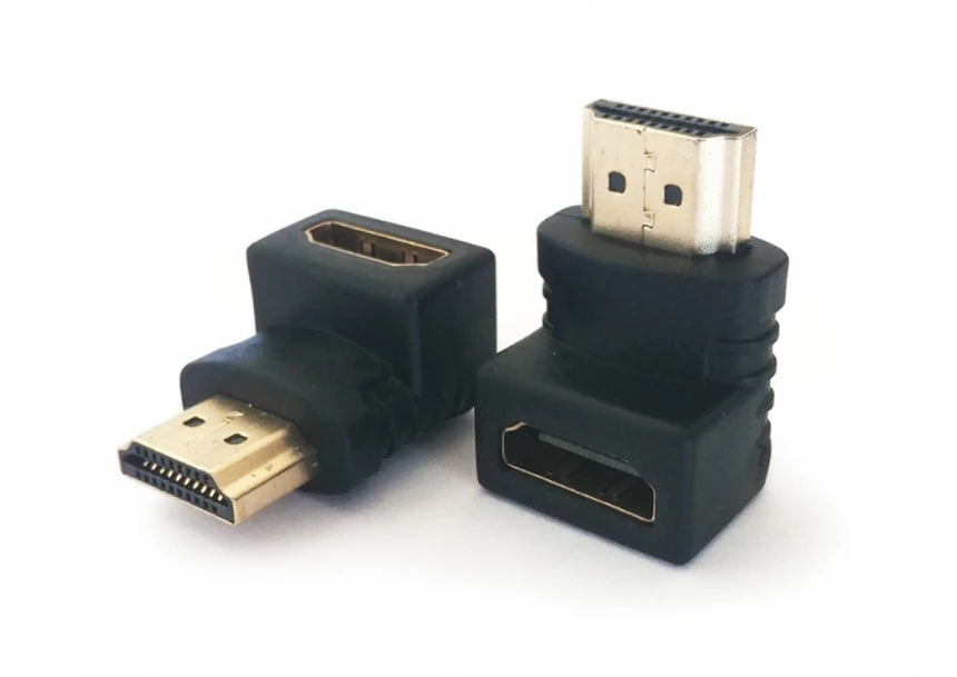 HDMI ženski na muški pod 90