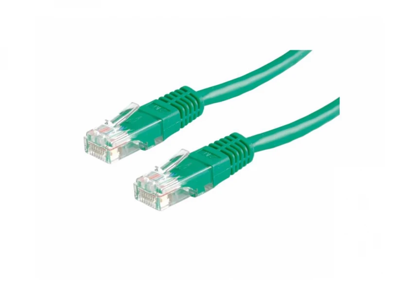Secomp UTP PatchCord Cat6, (Class E), zelena, 5.0m