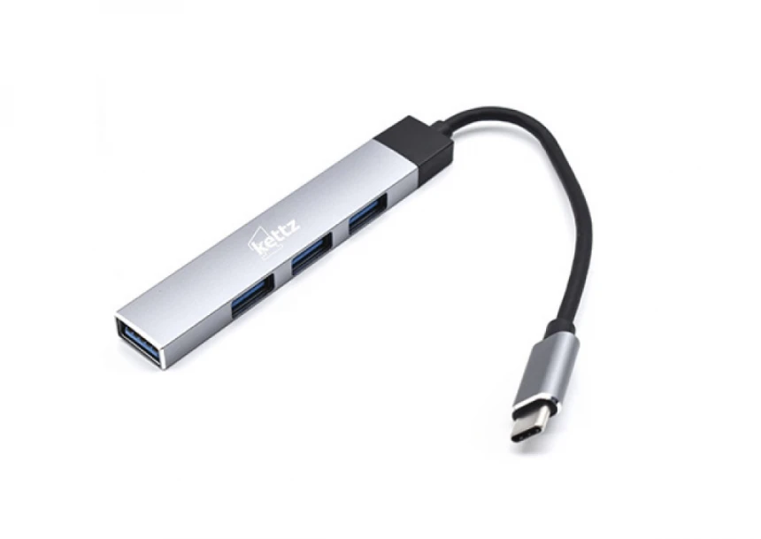 USB HUB Kettz USB-C 3.0 4Port HUB-C40