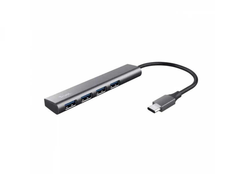 USB HUB Trust HALYX USB-3.2 4xUSB siva (24948)