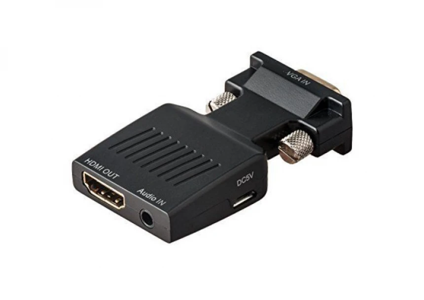 Adapter-konverter FastAsia VGA/M - HDMI/F PLUG IN