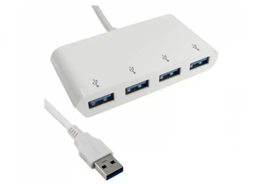 USB HUB 4 port E-Green 3.0 White