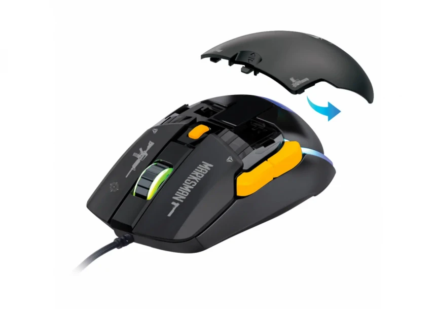 Miš YENKEE YMS 3600BK MARKSMAN