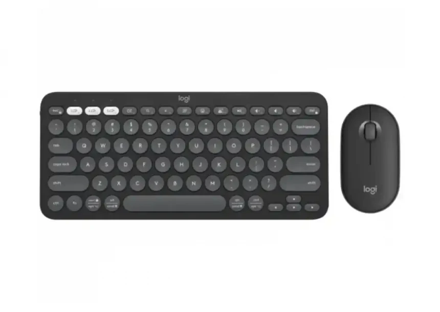Bežična tastatura + miš Logitech Pebble 2 Combo Graphite