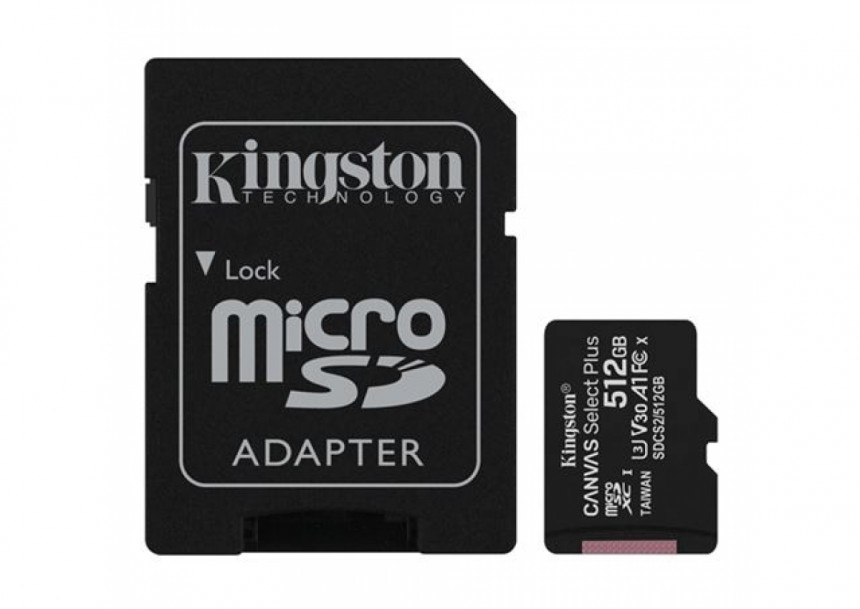 Memorijska kartica Kingston SD MICRO 512GB Class 10 UHS-I Plus