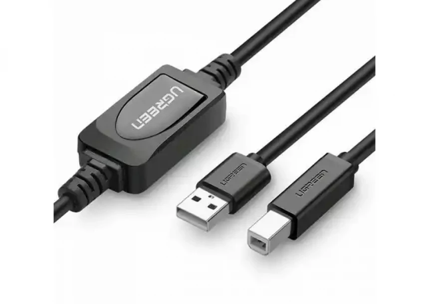 Kabl USB 2.0 Aktivni Print Ugreen US122 M/m 15m