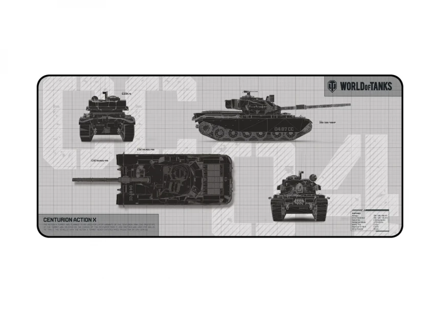 Podloga Gaming Yenkee YPM WT90 900x400x4mm