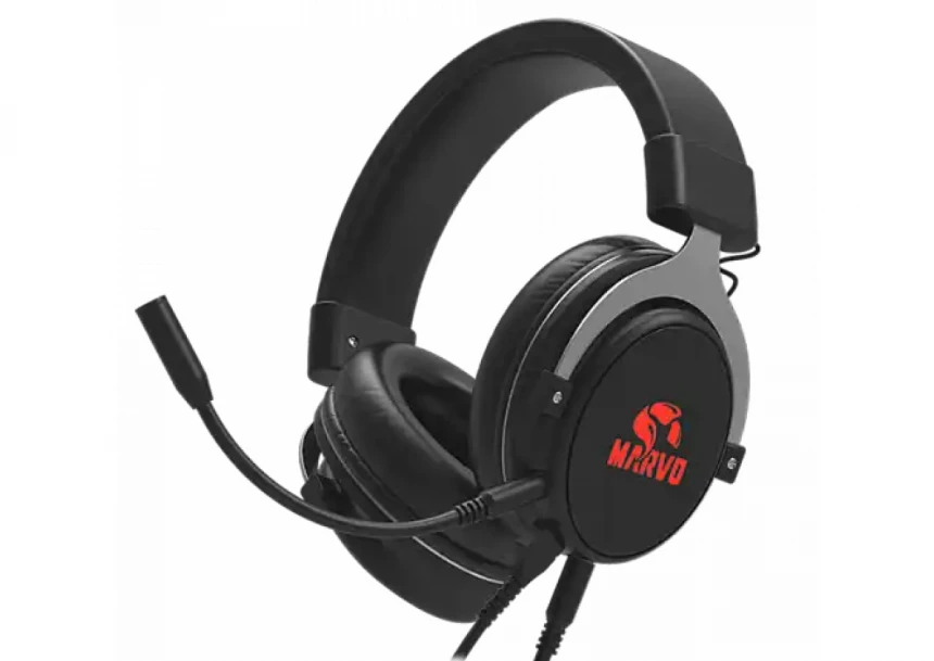 Slušalice sa odvojenim mikrofonom Marvo HG9052 7.1 RGB USB, crveno pozadinsko osvetljenje