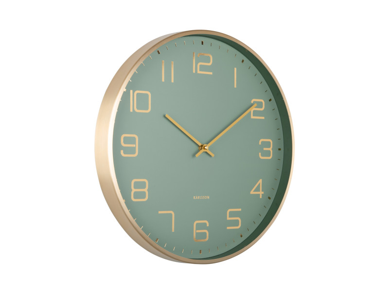 SAT ZIDNI – Wall Clock Elegance Glow
