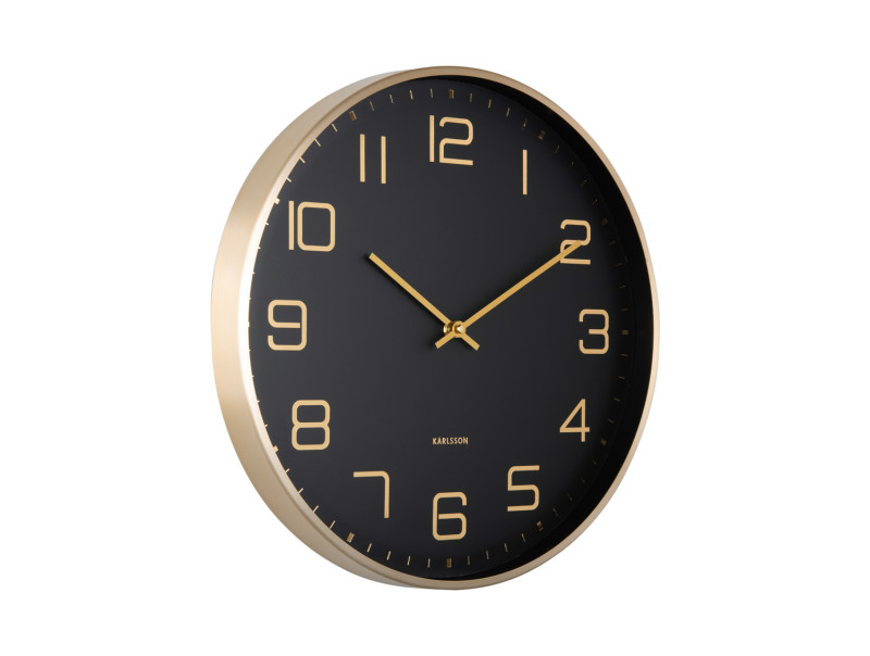 SAT ZIDNI – Wall Clock Elegance Glow