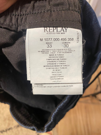 Replay muske pantalone