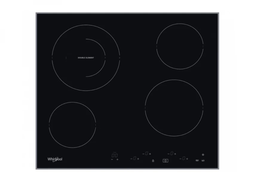 Ugradna ploča WHIRLPOOL AKT 8601 IX ugradna/staklokeramička/4 zone/crna