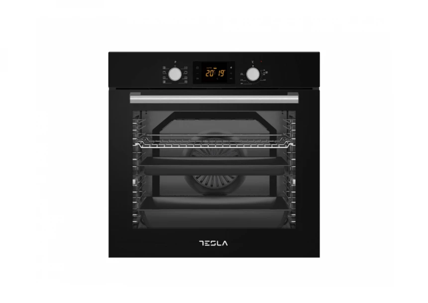 Ugradna rerna TESLA BO900SB ventilatorska/80L/mehanicka/crna
