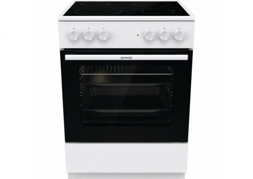 Električni šporet Gorenje GEC 6A41 WC širina 60cm/keramička ploča/ventilatorska rerna