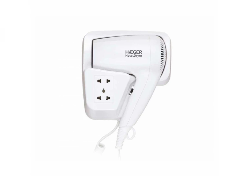 HAEGER HD-120.006A FEN SA DRŽAČEM ZA ZID I STRUJNOM UTIČNICOM 1200W