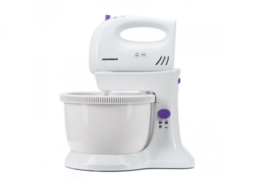Mikser sa posudom HEINNER HMB-350UV 2,5l/300W/5 brzina/Beli