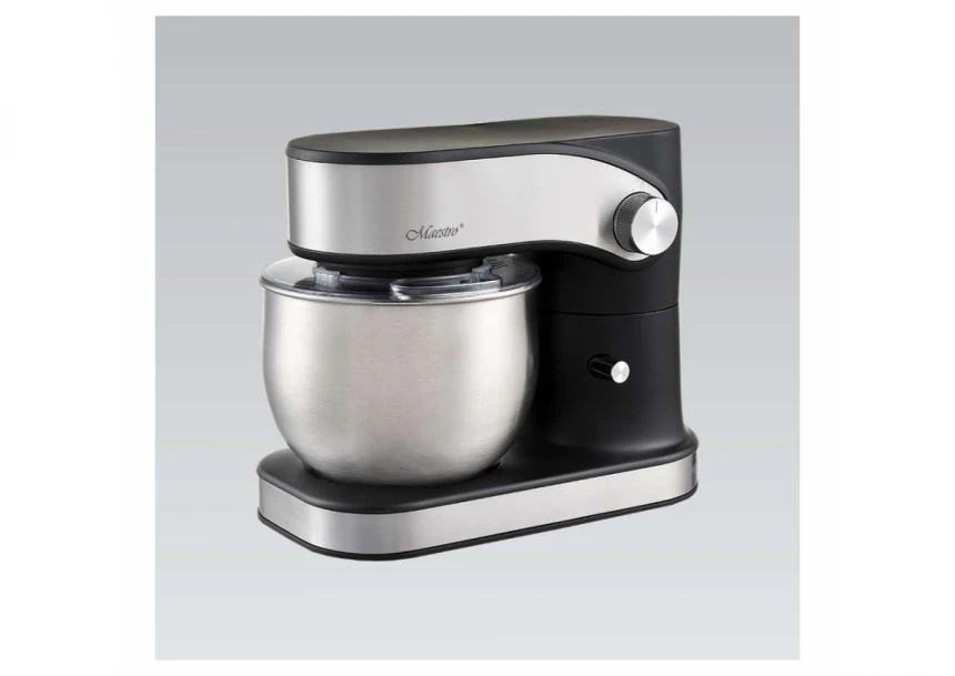 MAESTRO MR557 ROBOT MIKSER PLANETARY SA POSUDOM 1200W INOX CRNI 3L