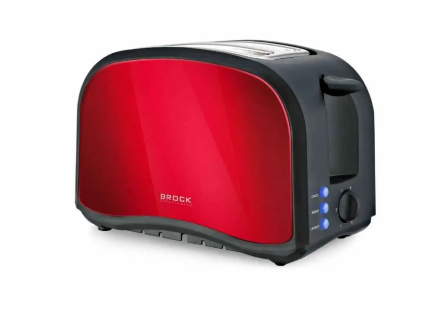 Toster Brock BT1002RD/snaga 800W/crveni