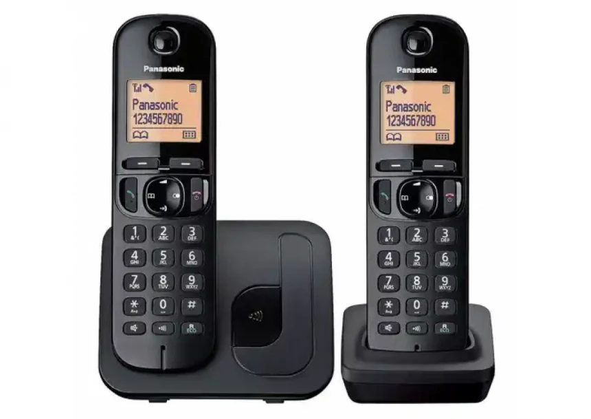 Bežični telefon Panasonic KX-TGC 212 FXB Crni - duo