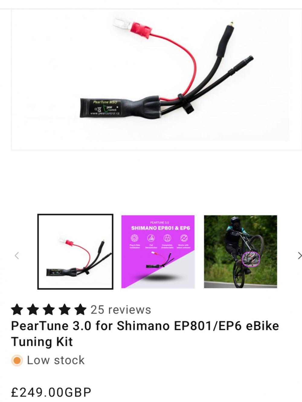 PearTune 3.0 for Shimano EP801-EP6