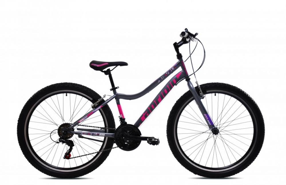 Bicikl Capriolo DIAVOLO 600 26" 2025 sivo pink