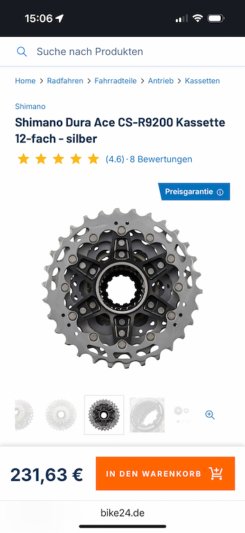 Shimano Dura Ace CS-R9200 kasseta 11-34