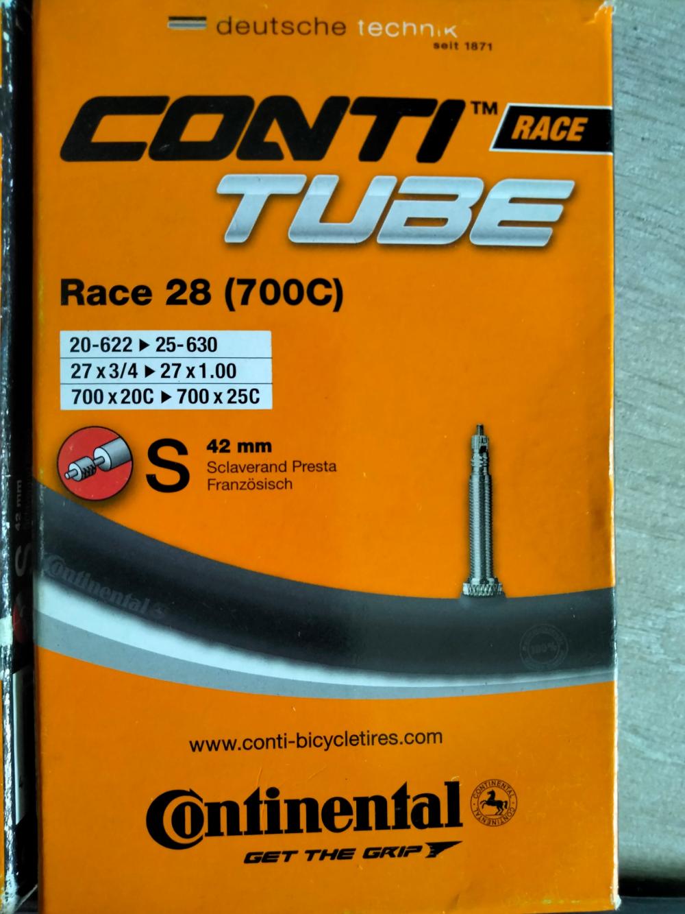 Continental Race 28 Conti Tube 3kom. Nove