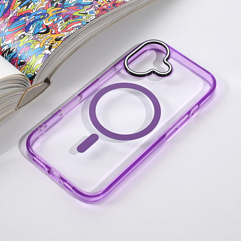 Zastitna maska (futrola) Magsafe Color Pop - iPhone 16 6.1 ljubicasta