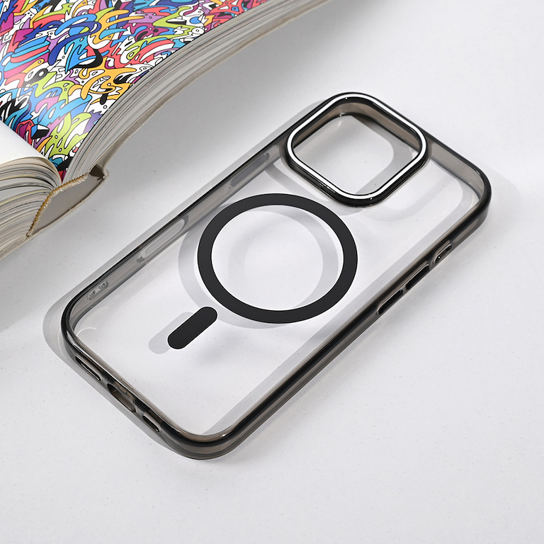 Zastitna maska (futrola) Magsafe Color Pop - iPhone 16 Pro crna