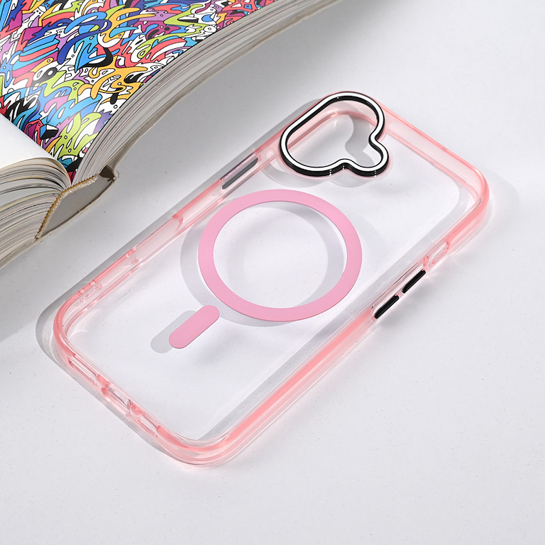 Zastitna maska (futrola) Magsafe Color Pop - iPhone 17 6.3 roze