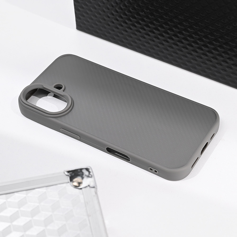 Zastitna maska (futrola) Magsafe Kevlar - iPhone 17 6.3 siva