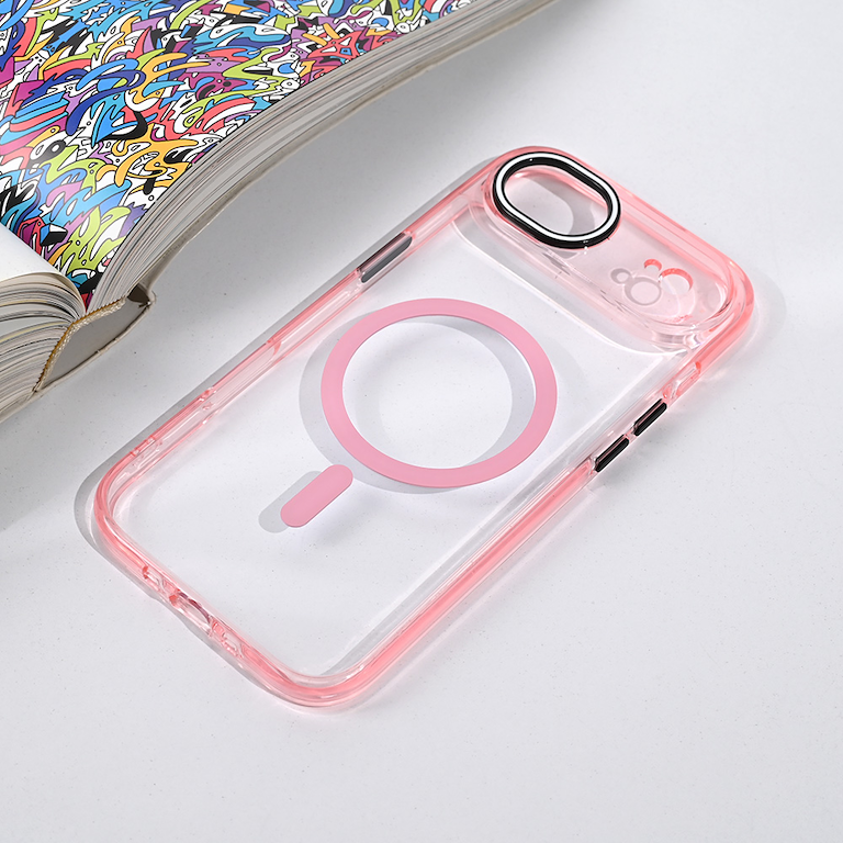 Zastitna maska (futrola) Magsafe Color Pop - iPhone 17 Air roze
