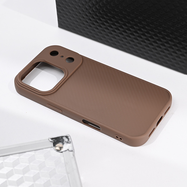 Zastitna maska (futrola) Magsafe Kevlar - iPhone 17 Pro braon