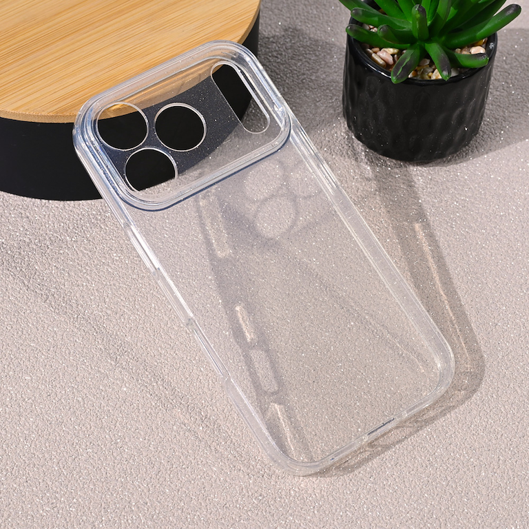 Zastitna maska (futrola) Sparkle Dust - iPhone 17 Pro Transparent