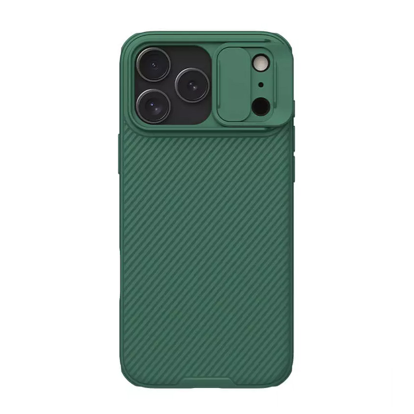 Zastitna maska (futrola) Nillkin CamShield Pro - iPhone 17 Pro Max 6.9 zelena