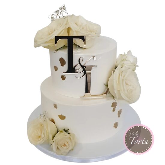 Otmeno jednostavna torta sa ružama