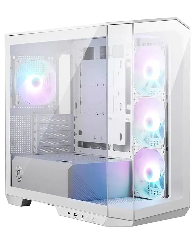 MSI Gaming kućište MAG PANO M100R PZ, Midi Tower, Bez napajanja, White
