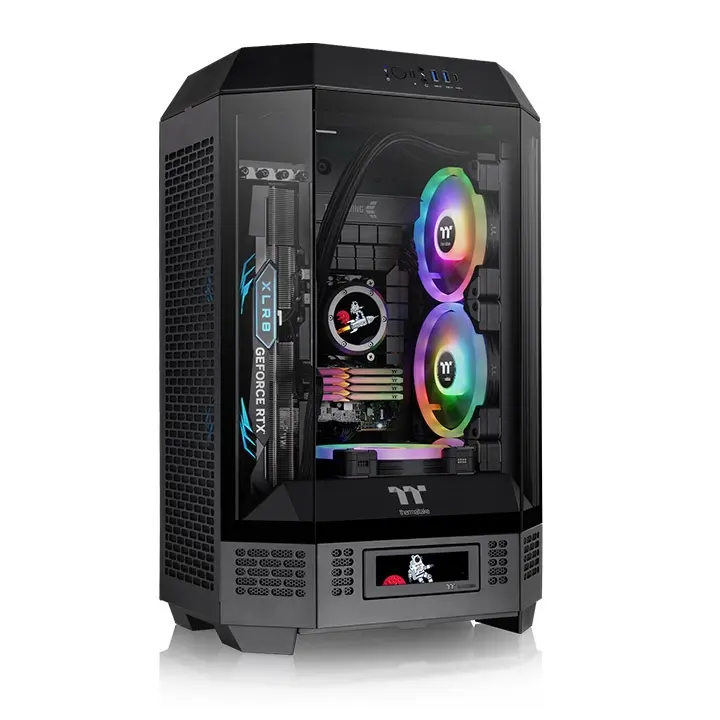 Thermaltake Kućište The Tower 300, SPCC, CA-1Y4-00S1WN-00, Crno