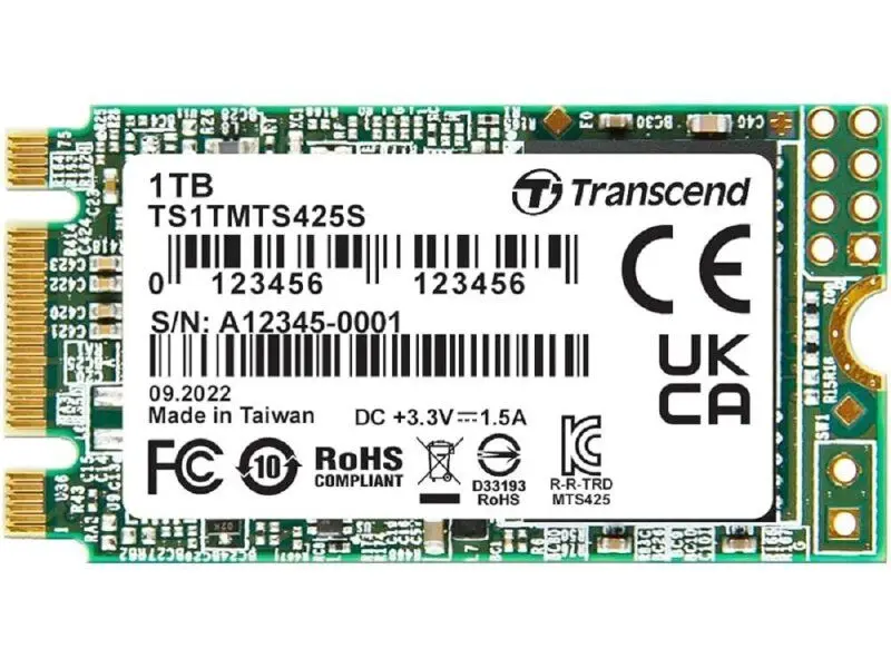 Transcend SSD TS1TMTS425S, 1TB, M.2 2242