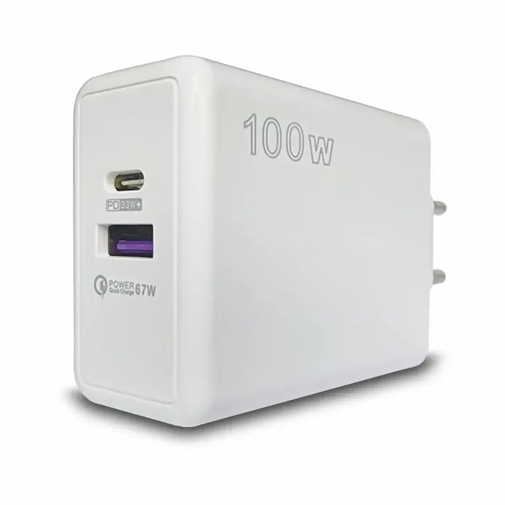 Bavin Punjač KeKe F003, 100 W, USB-A i Type C, Beli