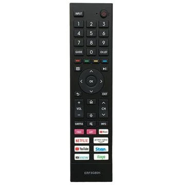 UNIVERSAL REMOTE CONTROL FOR HISENSE TV - EQUIVALENT TO ERF3G80H