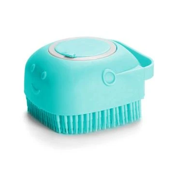 SOFT DOG/CAT BATH BRUSH WITH SHAMPOO DISPENSER
