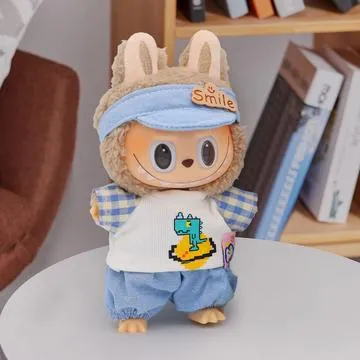 OUTFIT SET FOR LABUBU DOLL 17CM - 3 PCS. - CASUAL OUTFIT