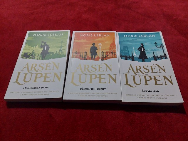 Arsen Lupen 1-3 komplet Moris Leblan TOP