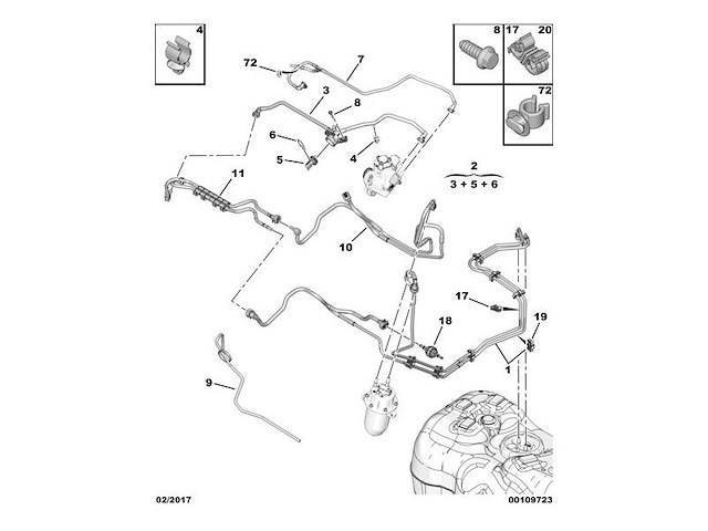 Citroen Jumper 2.0/2.2HDI Crevo Goriva Sa Senzorom 14-