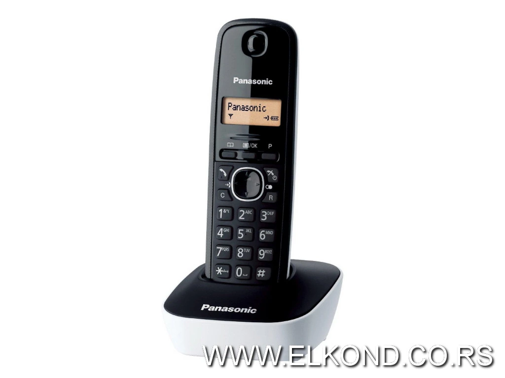 Bežični telefon PANASONIC KX-TG1611FXW