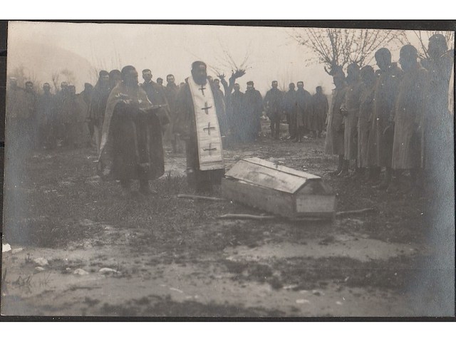 Prvi rat - Pogreb artiljerijskog porucnika Pesica 1918