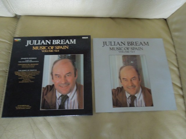julian bream-music of spain - 2lp - germany press