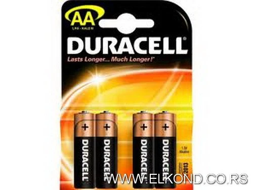 BATERIJA DURACELL BASIC AA 4/1
