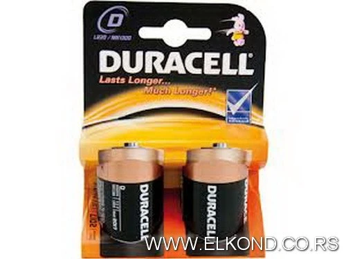 BATERIJA DURACELL BASIC D 2/1